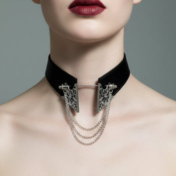 Signature Leather Day Collar | Premium Handcrafted Pieces by HushCrafts ...