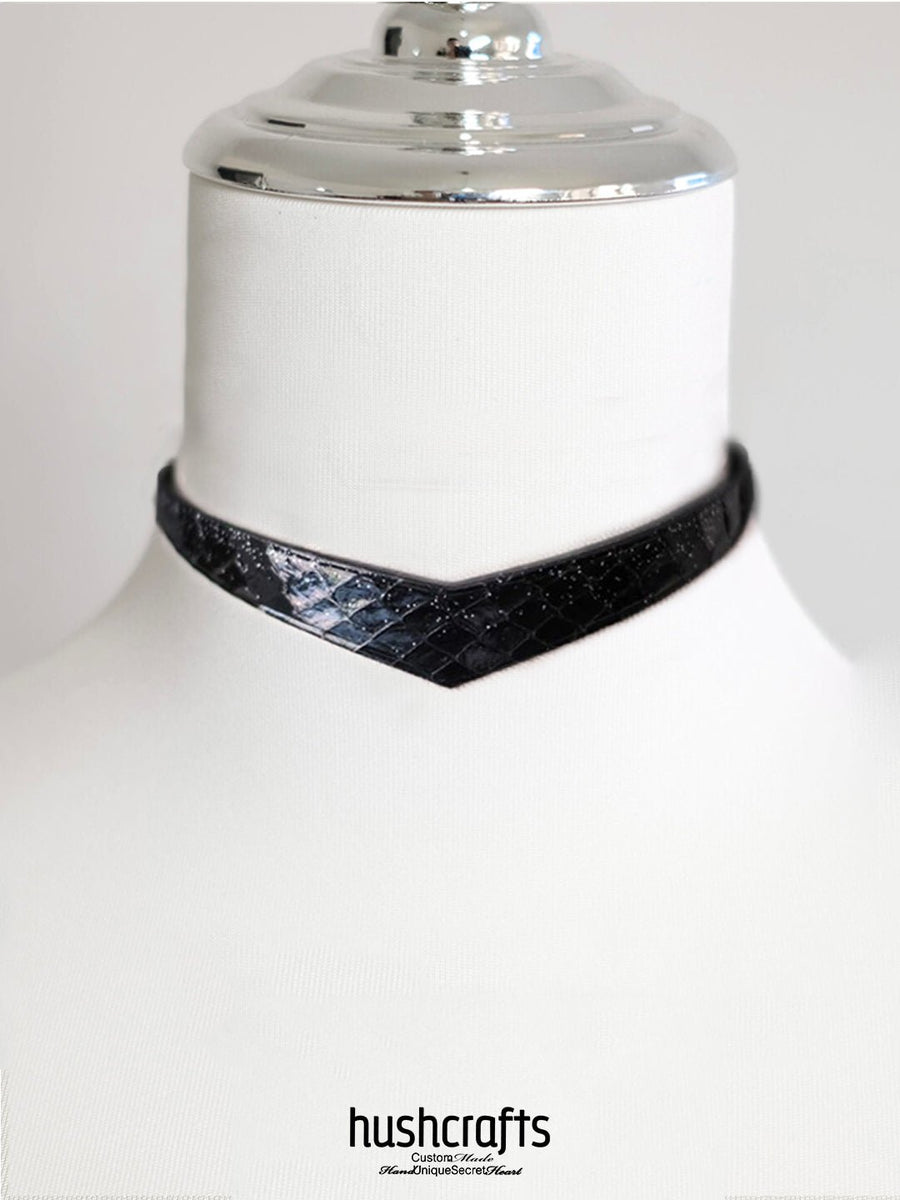 Signature Leather Day Collar | Premium Handcrafted Pieces by HushCrafts ...